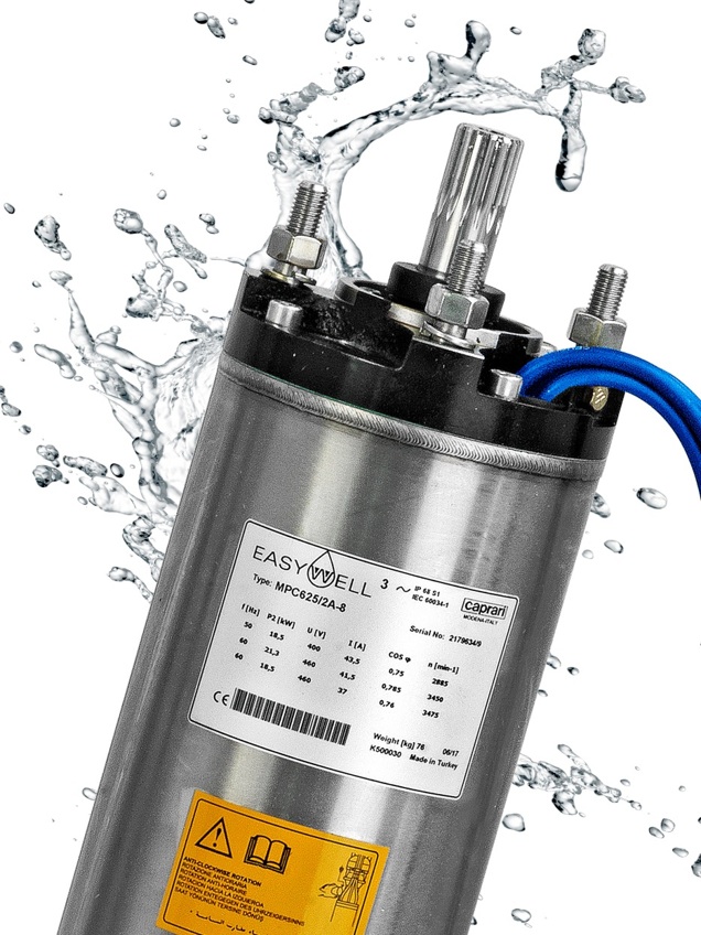 CAPRARI presenta su nueva generación de motores sumergidos MPC6 para el sector del agua